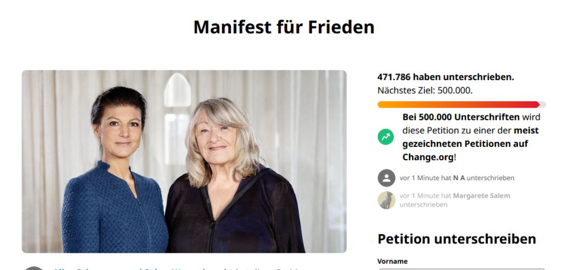 Das »Manifest für Frieden«, die Anti-Kriegs-Bewegung und die Linke | marx21